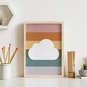 DIGITAL DOWNLOAD Rainbow Baby Nursery Wall Art Kids Room Wall Decor ...