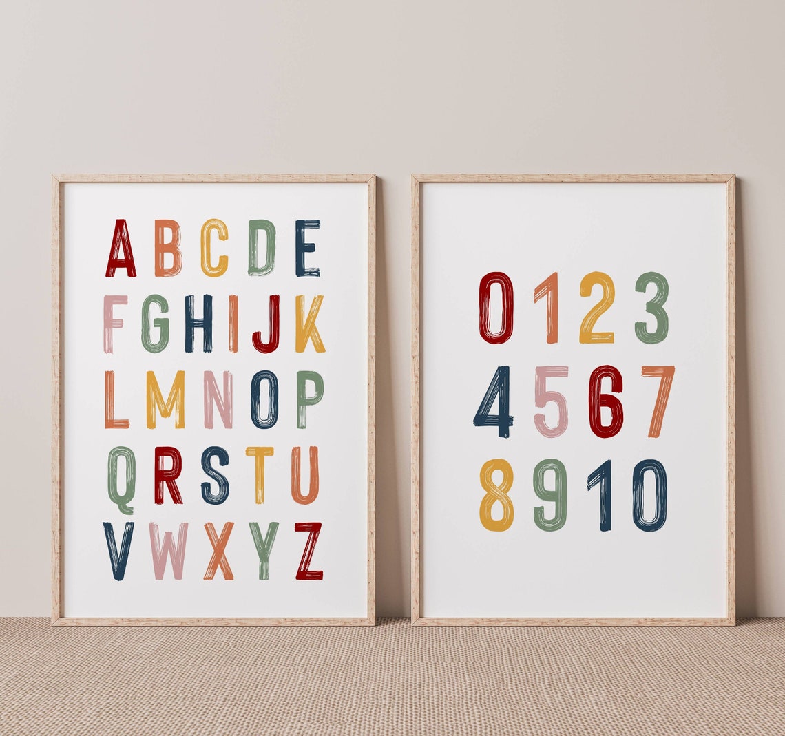 DIGITAL DOWNLOAD Alphabet Poster Classroom Decor Preschool - Etsy