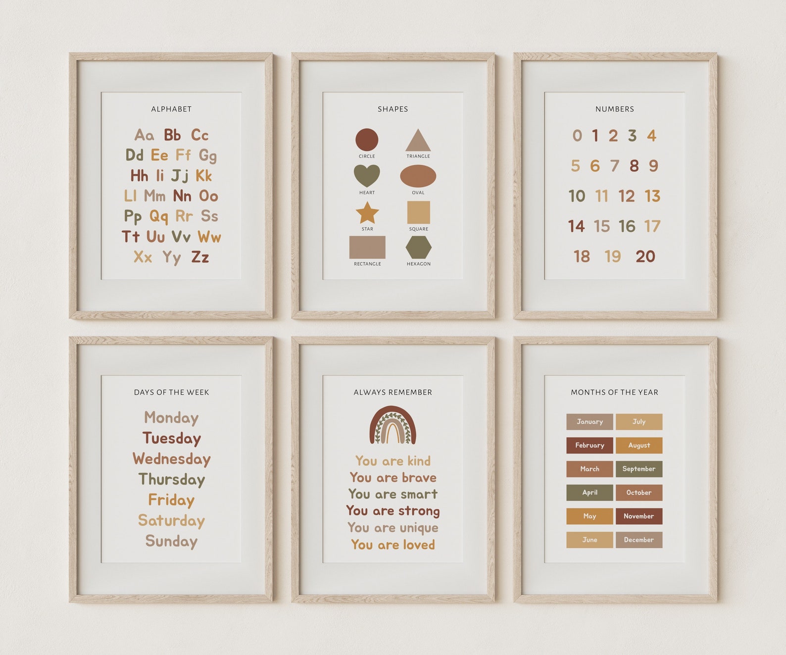 DIGITAL DOWNLOAD Boho Classroom Decor Bundle Educational - Etsy