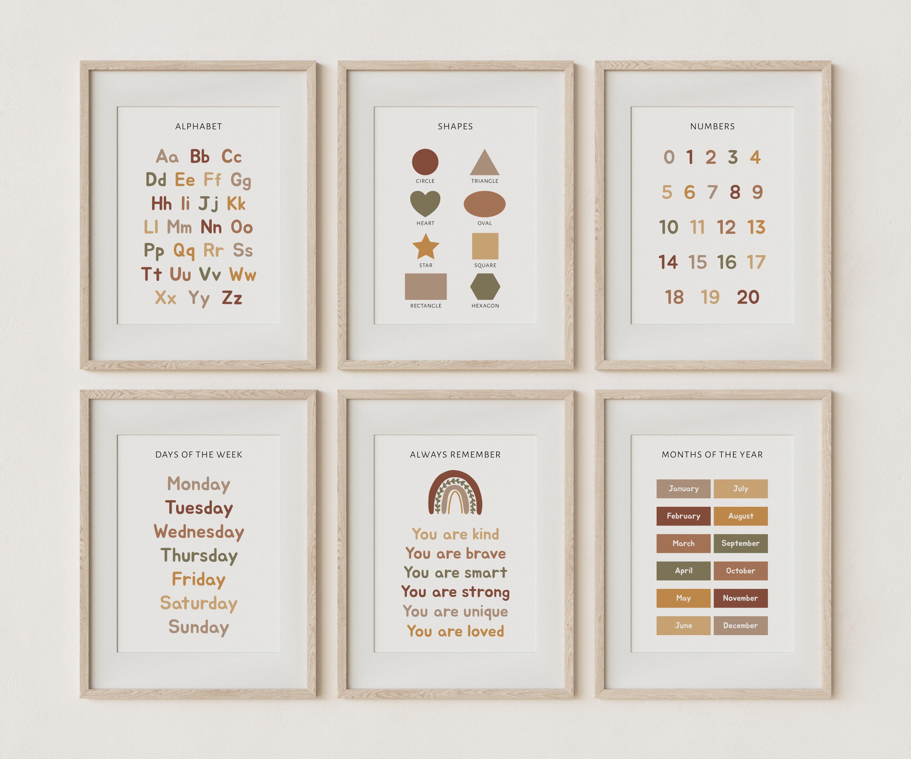 DIGITAL DOWNLOAD Boho Classroom Decor Bundle Educational - Etsy