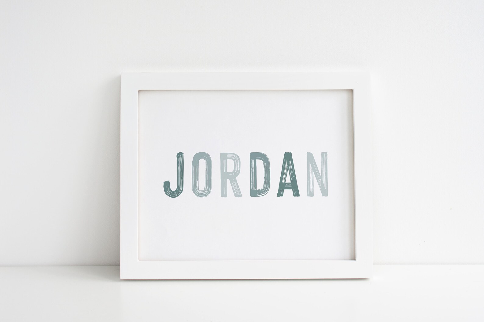 DIGITAL DOWNLOAD Nursery Name Sign Blue Personalized Name | Etsy