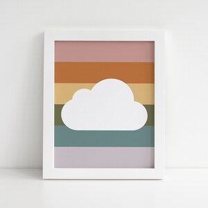 DIGITAL DOWNLOAD Rainbow Baby Nursery Wall Art Kids Room Wall Decor ...