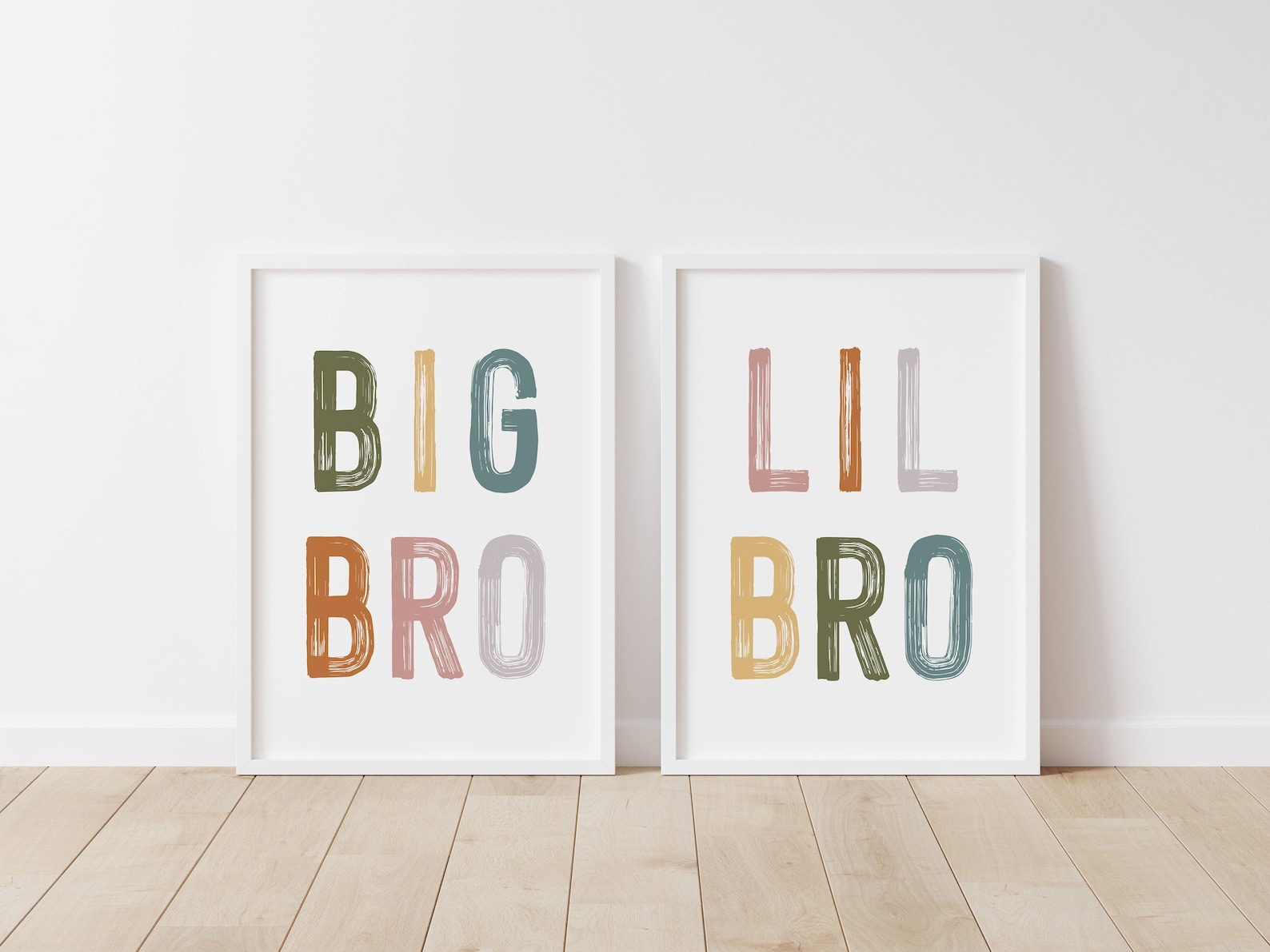 DIGITAL DOWNLOAD Big Bro Lil Bro Sign Brothers Sign Boys - Etsy