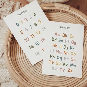 DIGITAL DOWNLOAD Alphabet Numbers Shapes Set of 3 Classroom Decor ...