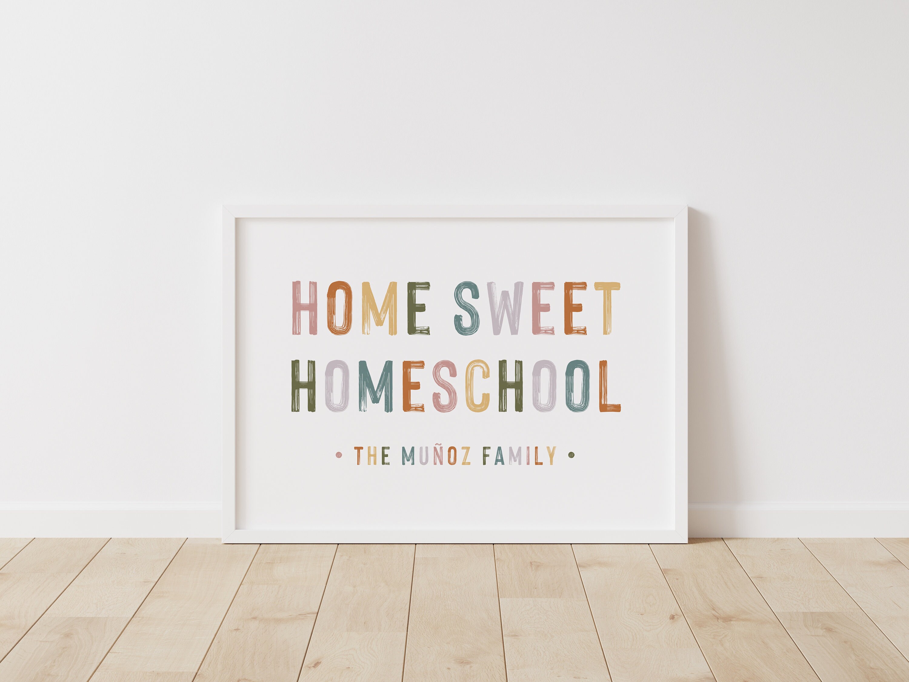 DIGITAL DOWNLOAD Home Sweet Homeschool Sign Homeschool - Etsy
