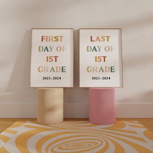 DIGITAL DOWNLOAD First and Last Day of School Sign Printable Classroom ...