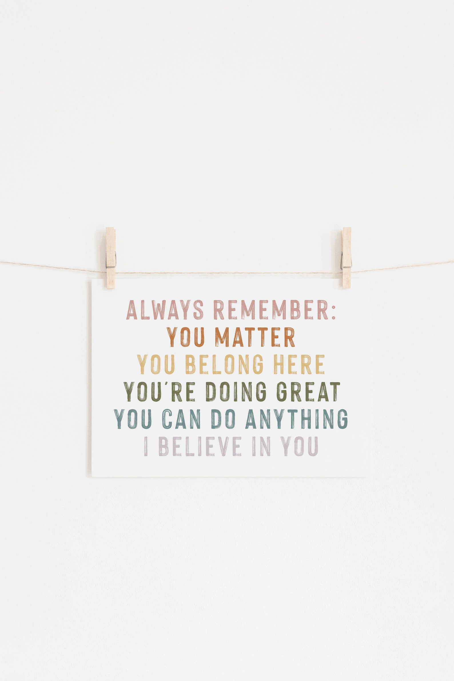 DIGITAL DOWNLOAD Classroom Decor Boho Rainbow Neutral - Etsy