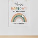 DIGITAL DOWNLOAD Classroom Decor Classroom Posters Teacher Name Sign ...