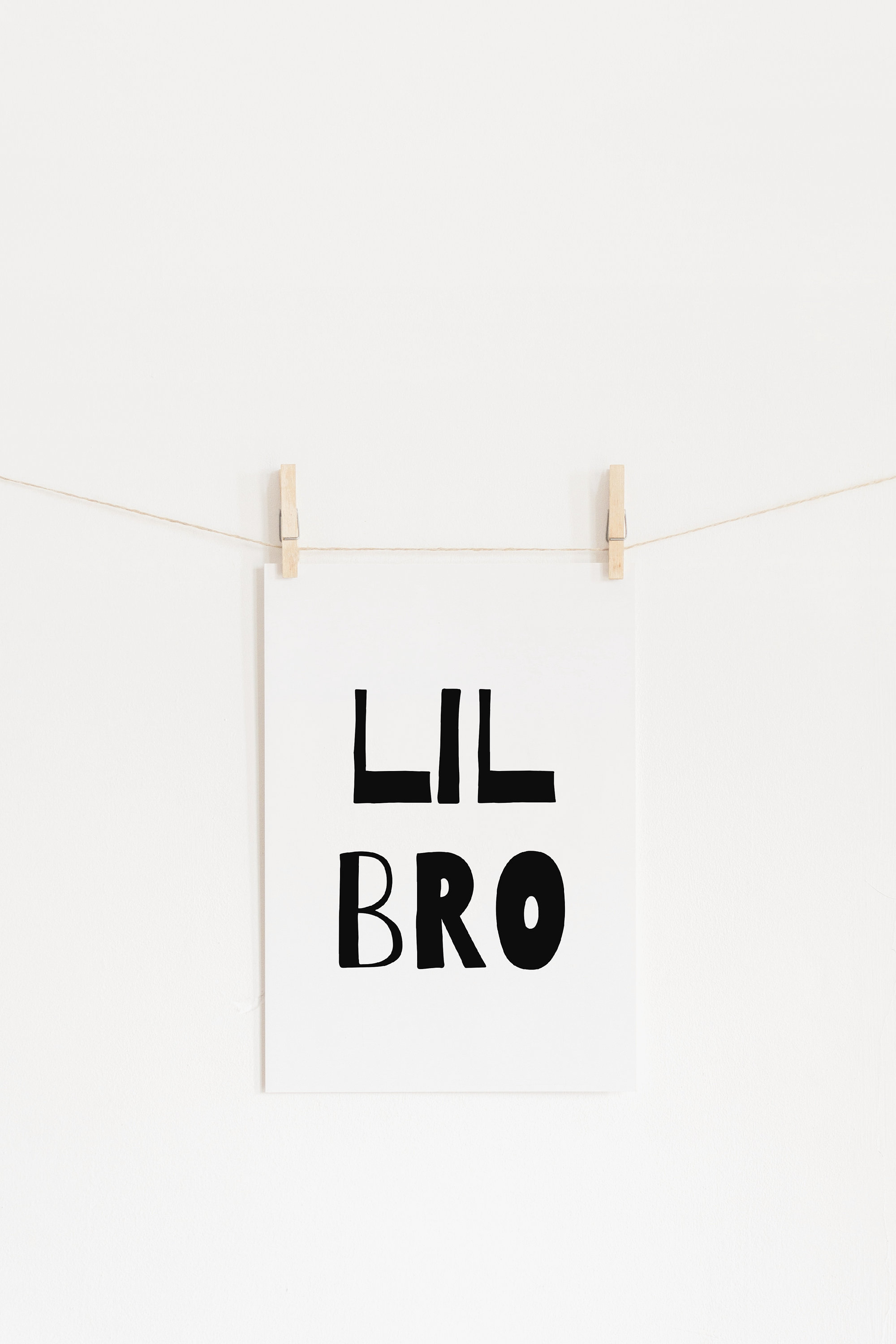 Lil Bro Lil Brother Brothers Boys Room Decor Wall Art - Etsy