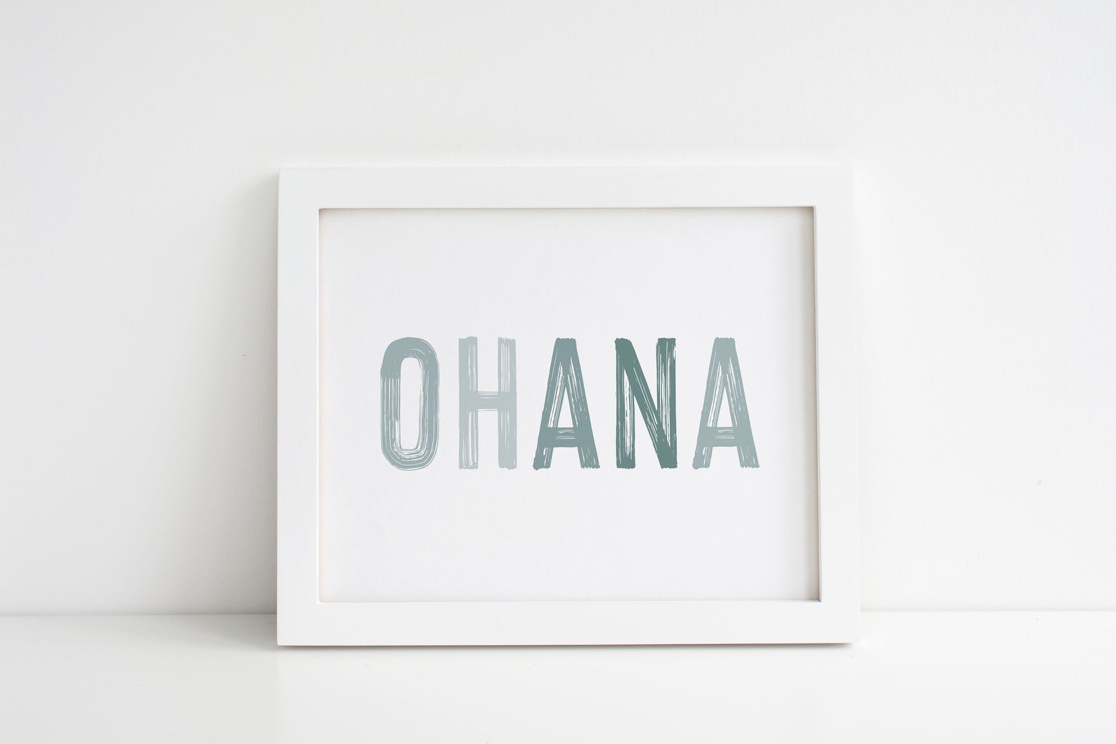 DIGITAL DOWNLOAD Ohana Sign Ohana Means Family Coastal - Etsy
