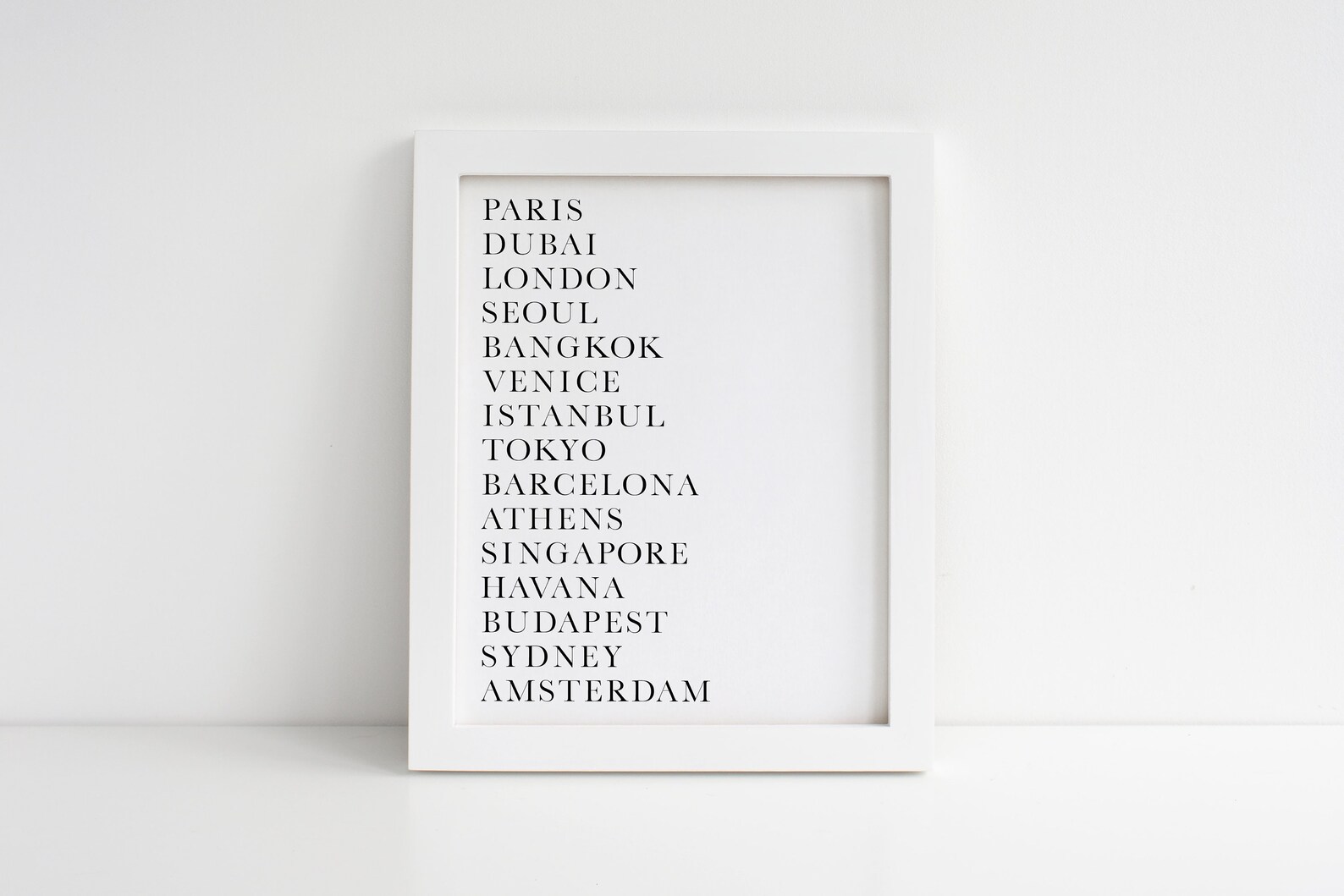 DIGITAL DOWNLOAD Cities Around the World City Name Print City | Etsy
