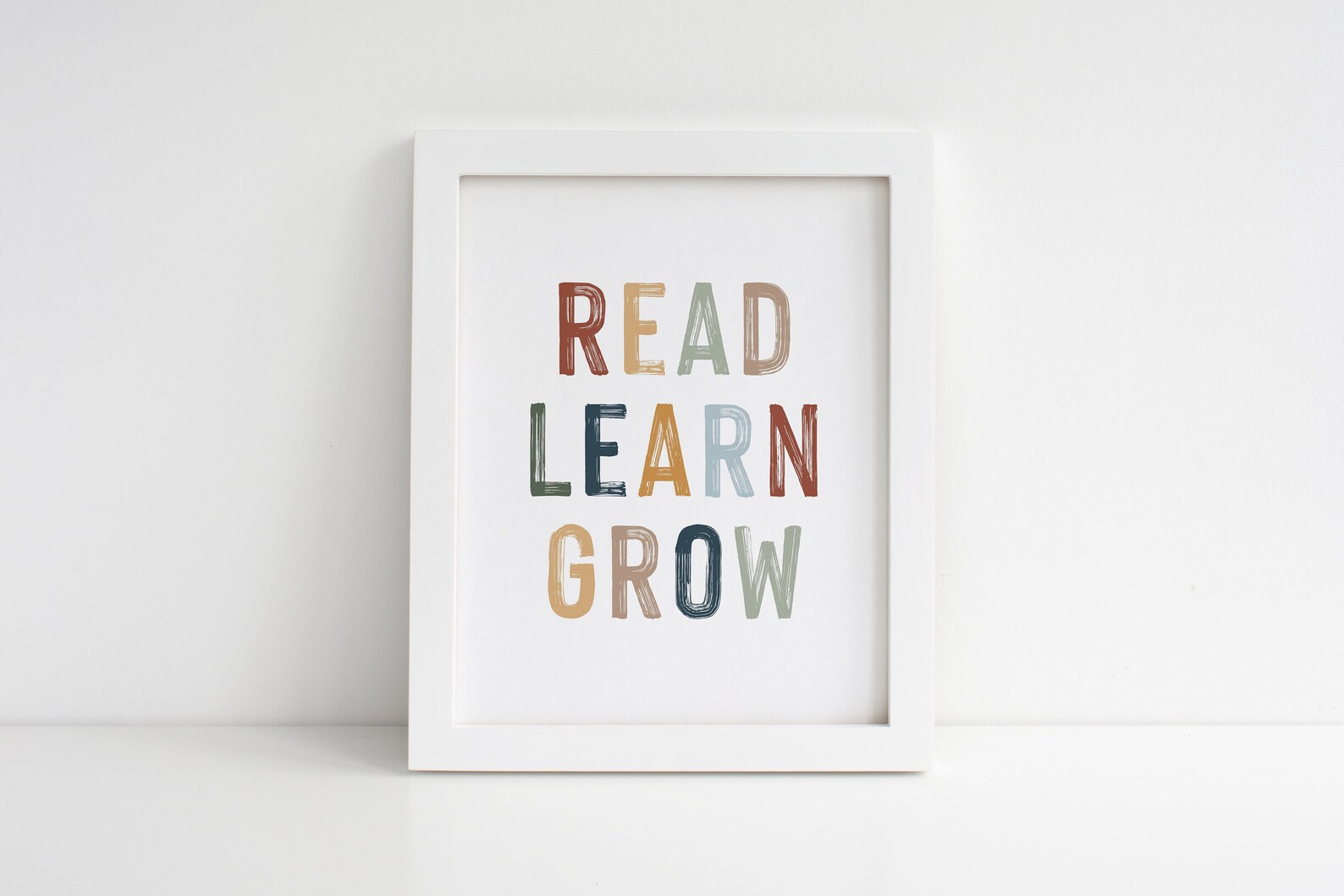 DIGITAL DOWNLOAD Read Learn Grow Reading Nook Kids | Etsy