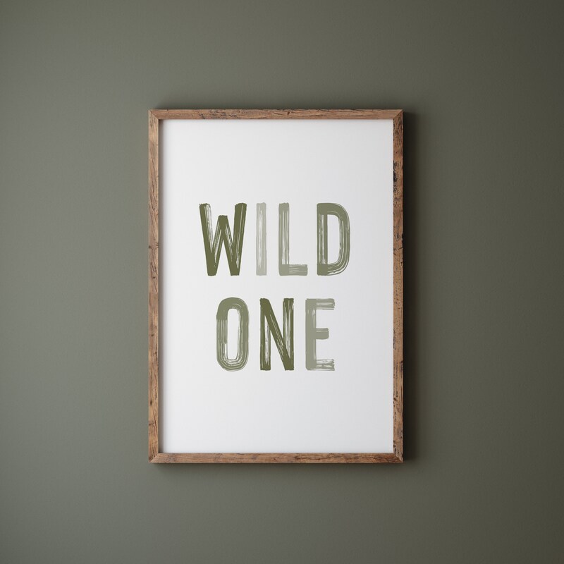 Wild One Printables - Etsy