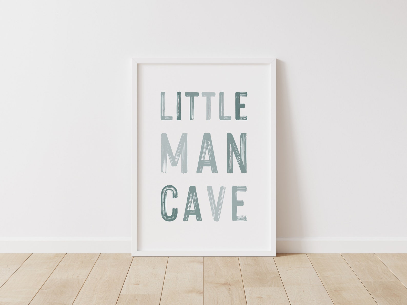 DIGITAL DOWNLOAD Little Man Cave Sign Boys Nursery Wall | Etsy