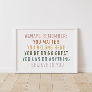 DIGITAL DOWNLOAD Classroom Decor Pastel Rainbow Classroom Signs ...