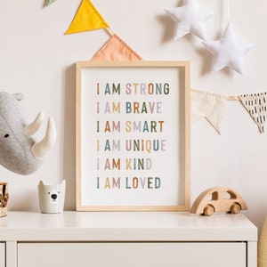 DIGITAL DOWNLOAD Inspirational Quotes for Kids Classroom Decor Rainbow ...