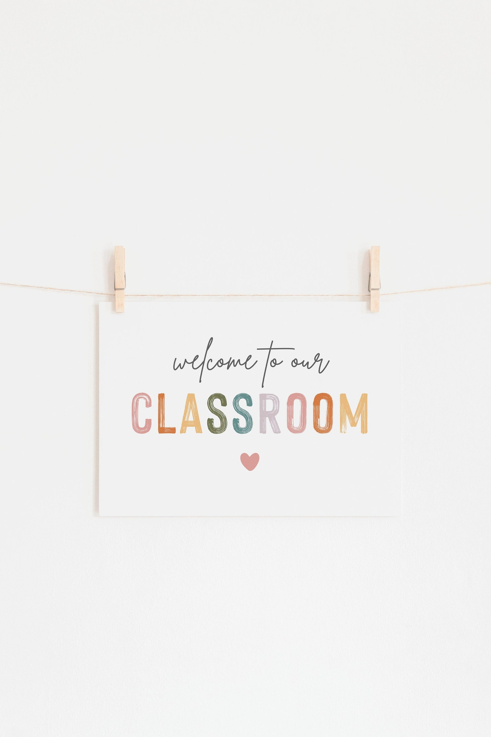 DIGITAL DOWNLOAD Classroom Decor Boho Pastel Rainbow - Etsy