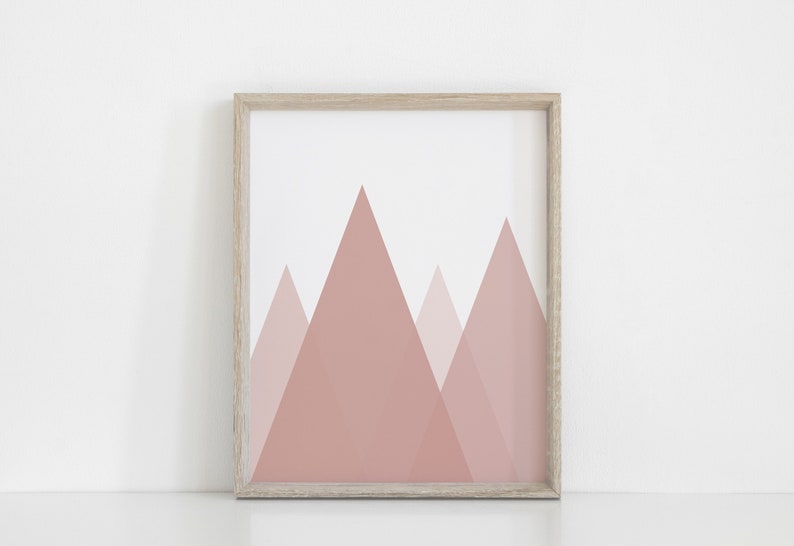DIGITAL DOWNLOAD Blush Pink Printable Wall Art Girls Room - Etsy