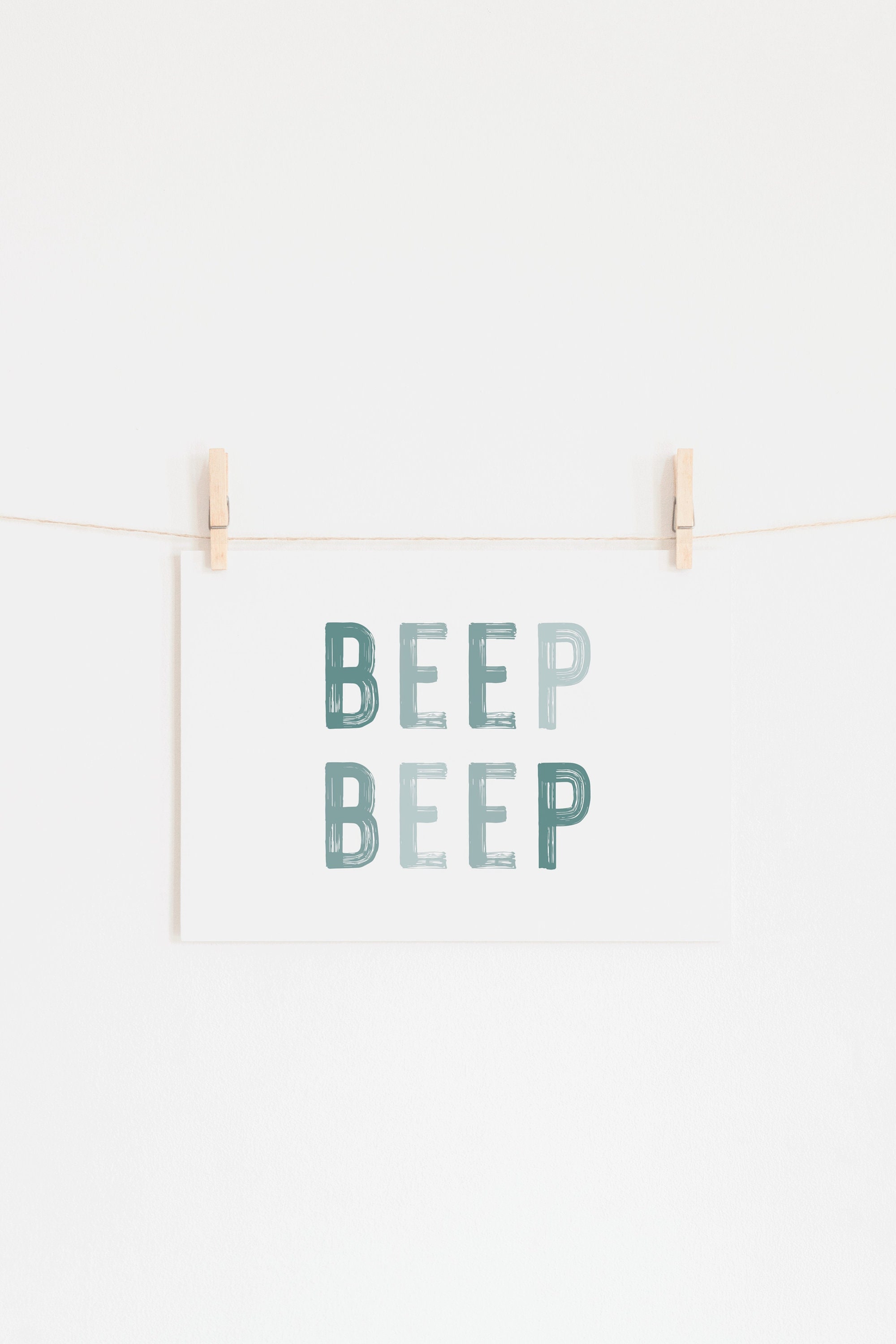 DIGITAL DOWNLOAD Beep Beep Nursery Decor Cars Theme Boys - Etsy