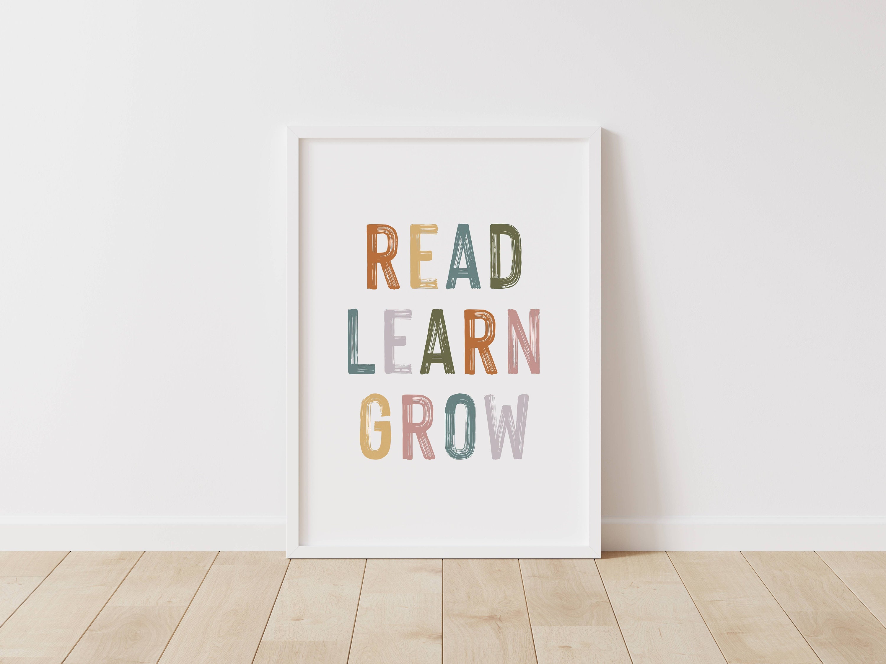 DIGITAL DOWNLOAD Read Learn Grow Reading Nook Kids - Etsy