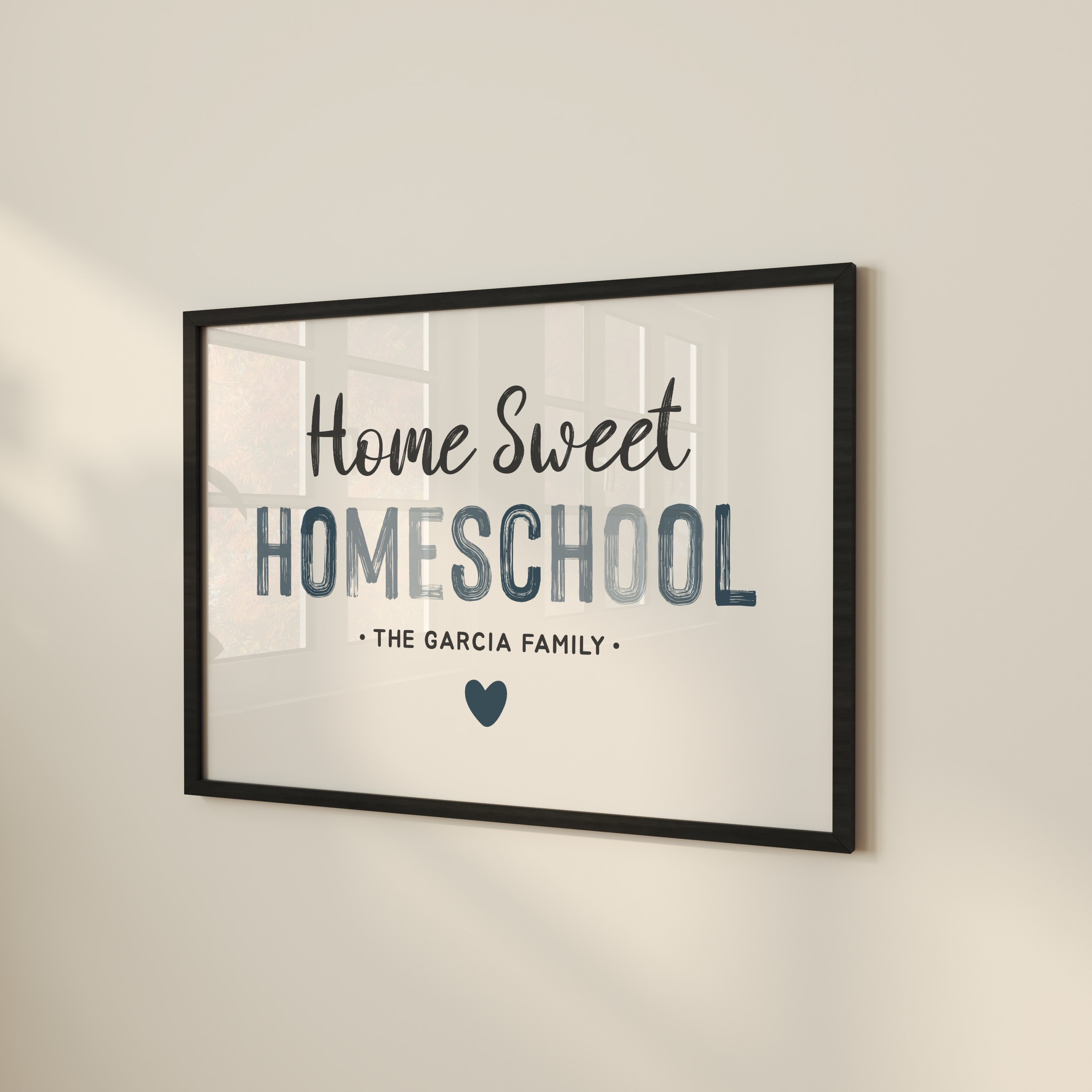 DIGITAL DOWNLOAD Home Sweet Homeschool Sign Homeschool - Etsy