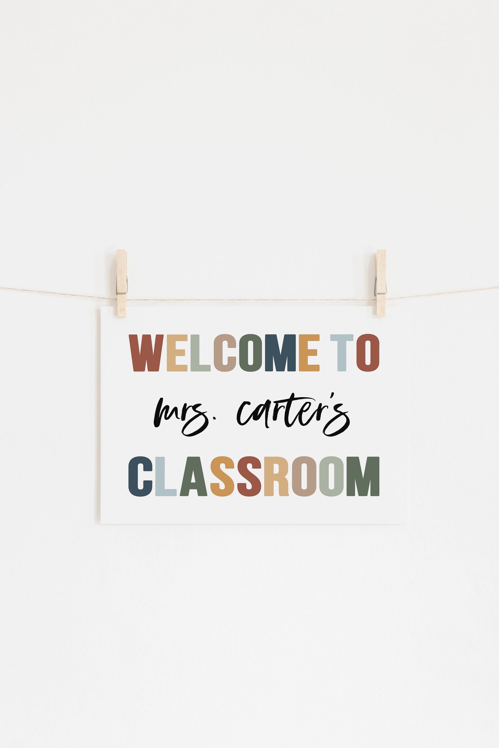 DIGITAL DOWNLOAD Teacher Name Sign Printable Classroom | Etsy