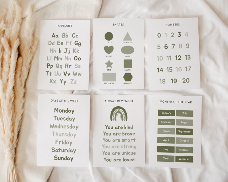 DIGITAL DOWNLOAD Boho Classroom Decor Bundle Educational | Etsy