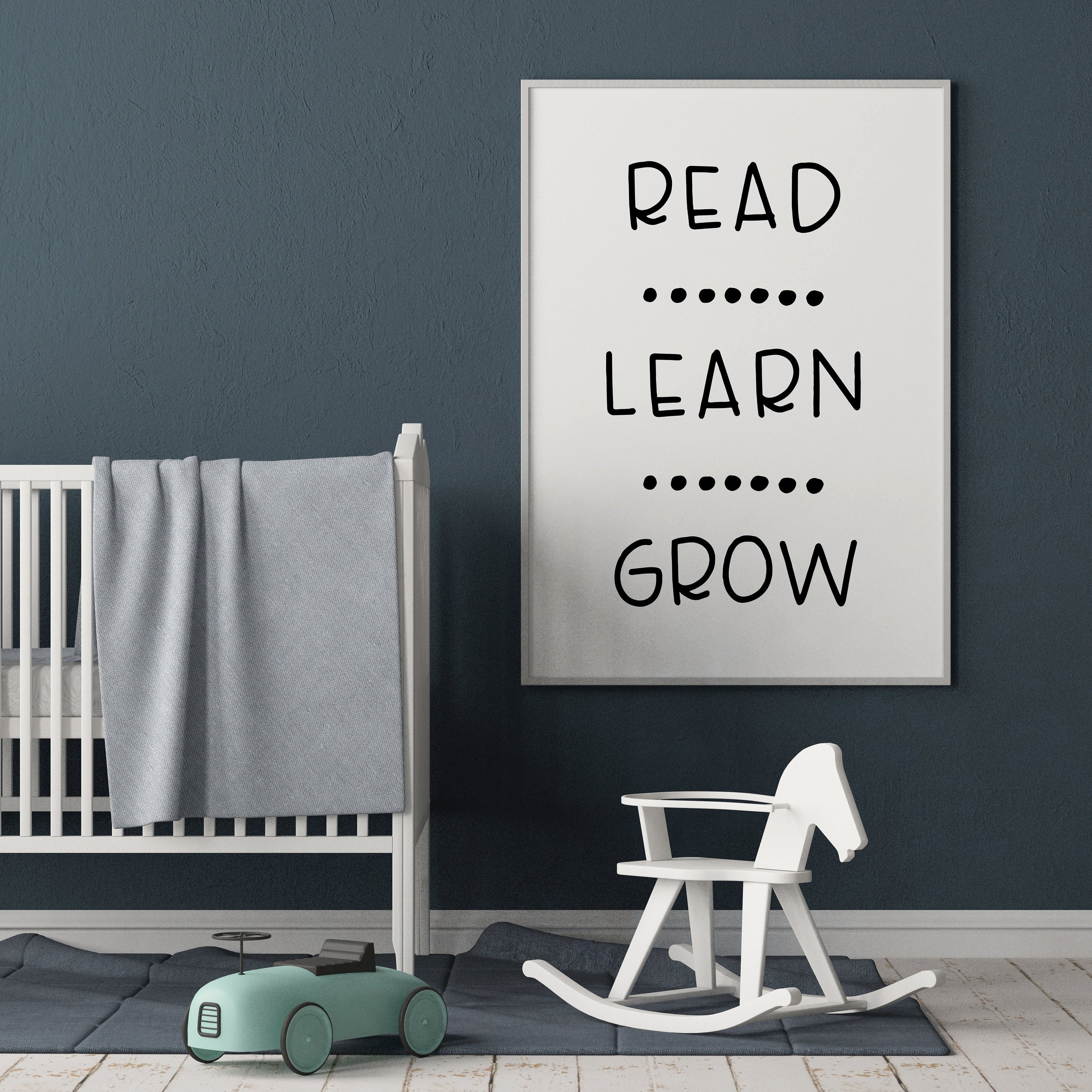 DIGITAL DOWNLOAD Reading Nook Decor Black and White Prints | Etsy