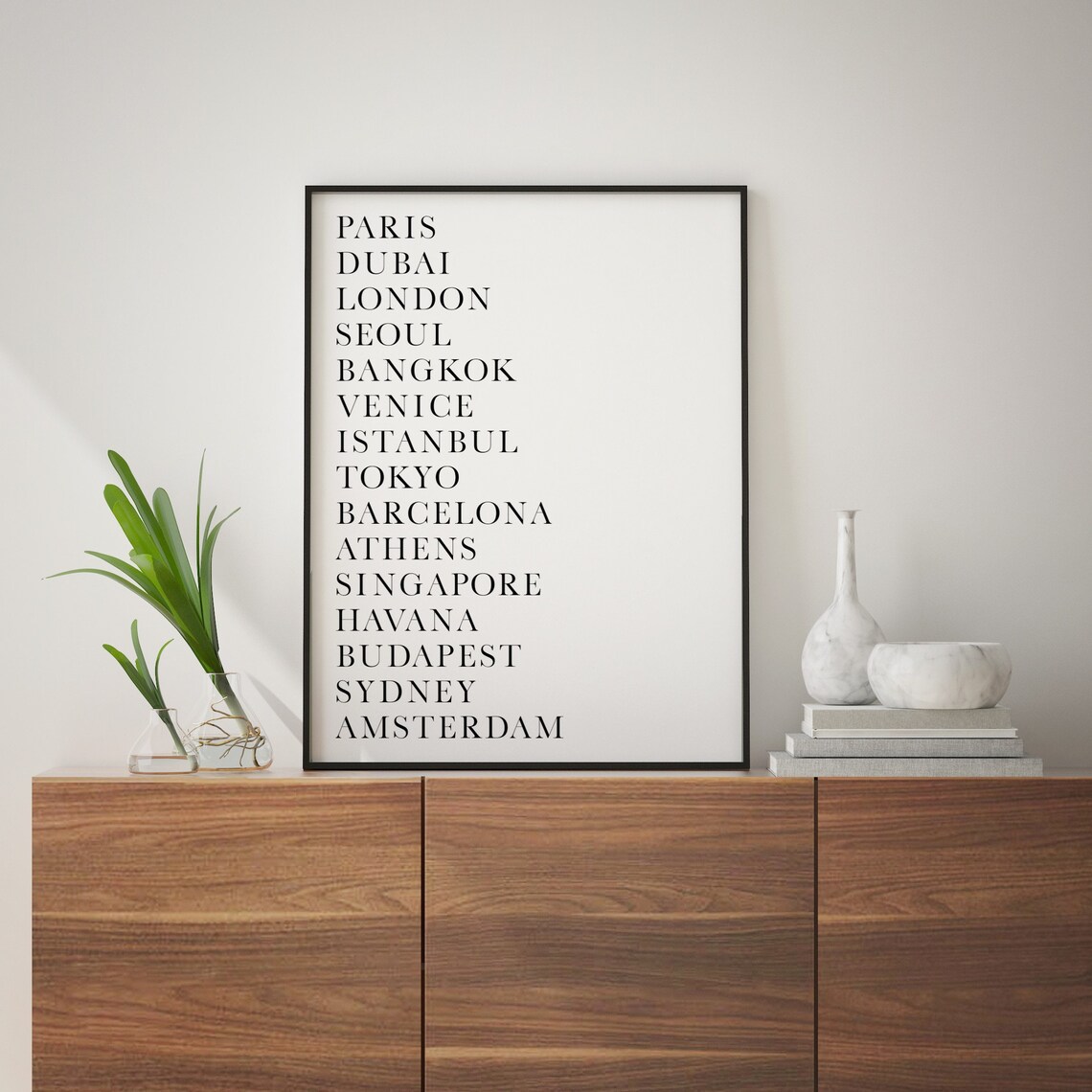DIGITAL DOWNLOAD Cities Around the World City Name Print City | Etsy
