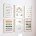 DIGITAL DOWNLOAD Classroom Decor Bundle Boho Rainbow Classroom Decor ...