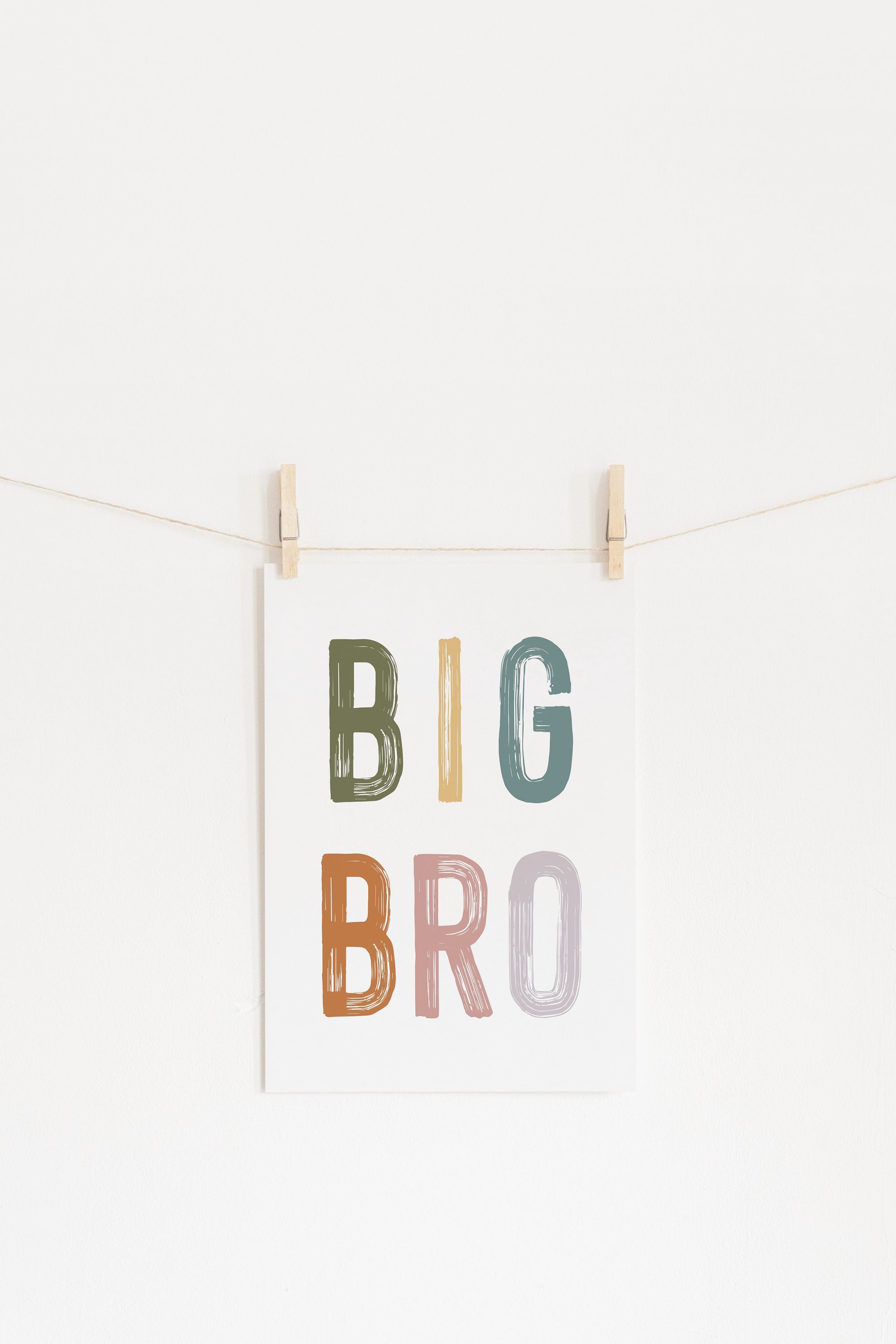 DIGITAL DOWNLOAD Big Bro Lil Bro Sign Brothers Sign Boys | Etsy