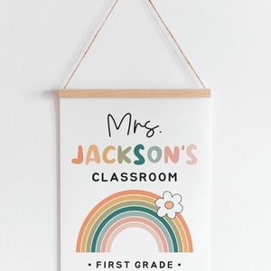 DIGITAL DOWNLOAD Classroom Decor Classroom Posters Teacher Name Sign ...