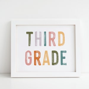 DIGITAL DOWNLOAD Custom First Day of School Sign Printable Boho ...