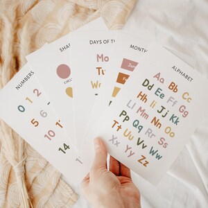 DIGITAL DOWNLOAD Boho Classroom Decor Bundle Educational Poster Set ...