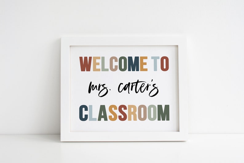 DIGITAL DOWNLOAD Teacher Name Sign Printable Classroom | Etsy