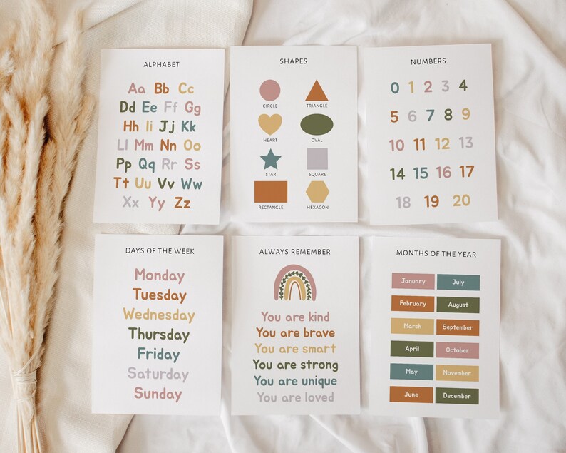 DIGITAL DOWNLOAD Boho Classroom Decor Bundle Educational - Etsy