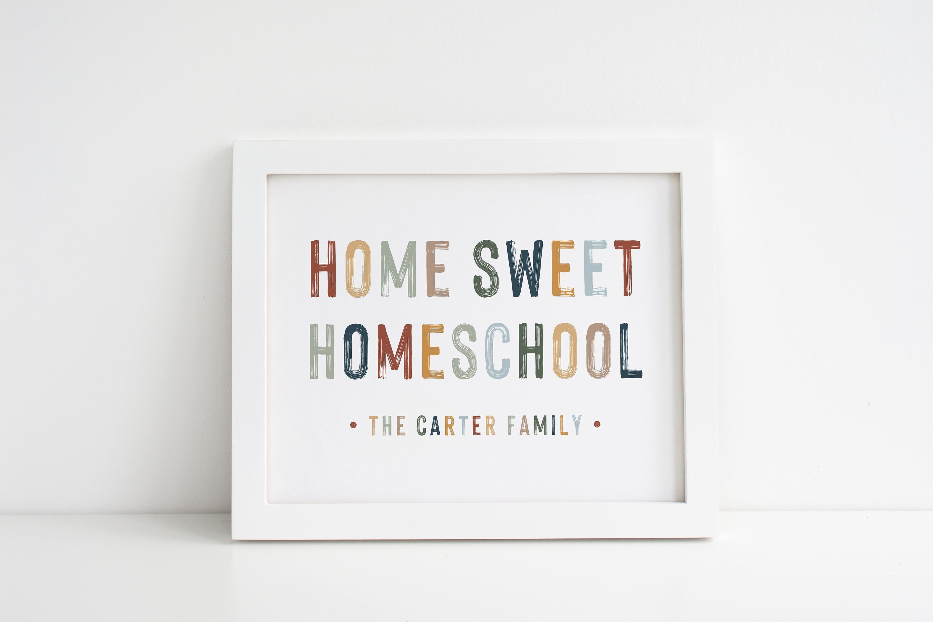 DIGITAL DOWNLOAD Home Sweet Homeschool Sign Homeschool | Etsy