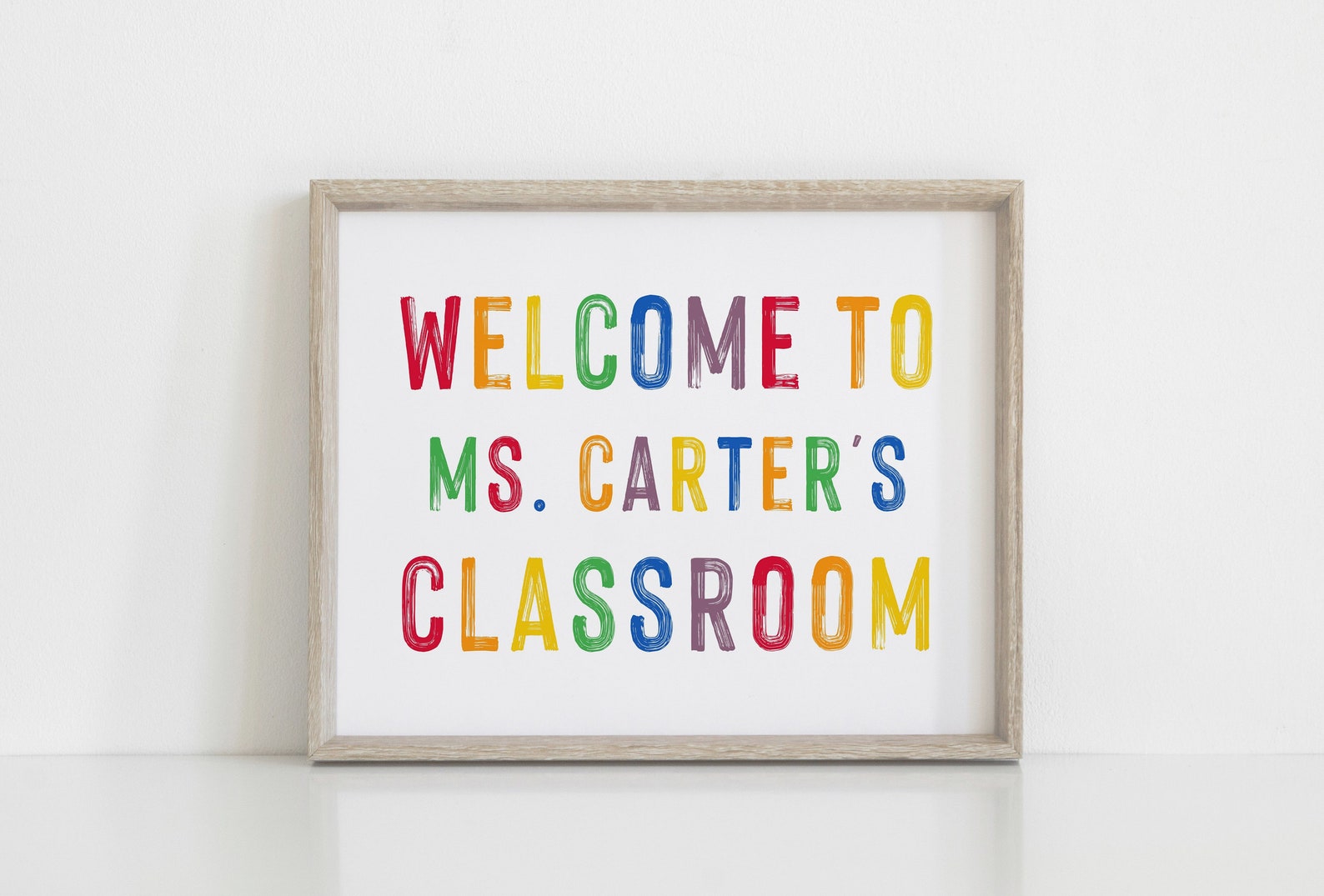 DIGITAL DOWNLOAD Teacher Name Sign Printable Classroom - Etsy