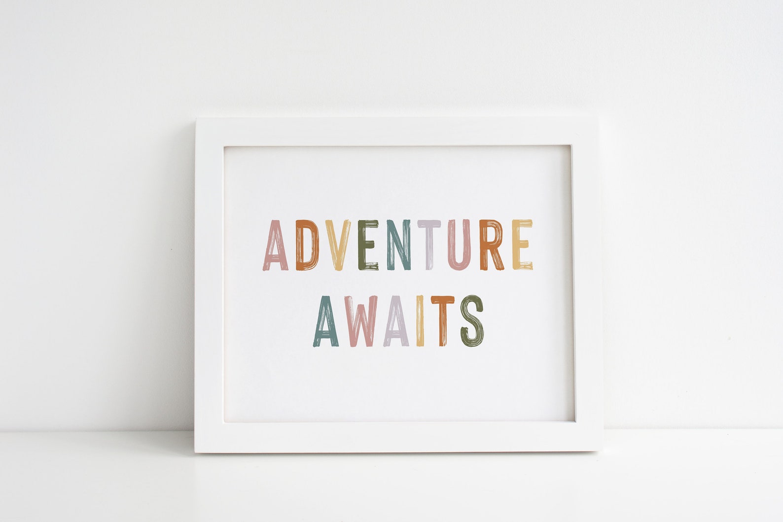 DIGITAL DOWNLOAD Adventure Awaits Nursery Decor Rainbow - Etsy