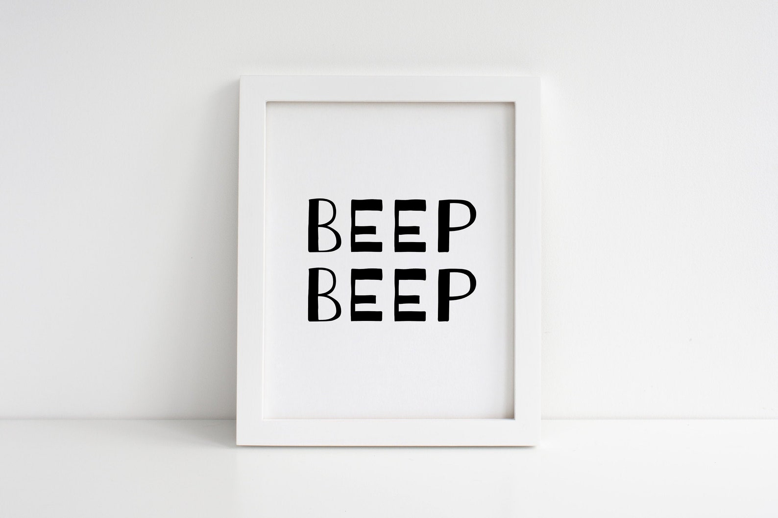 DIGITAL DOWNLOAD Beep Beep Car Theme Kids Room Decor - Etsy
