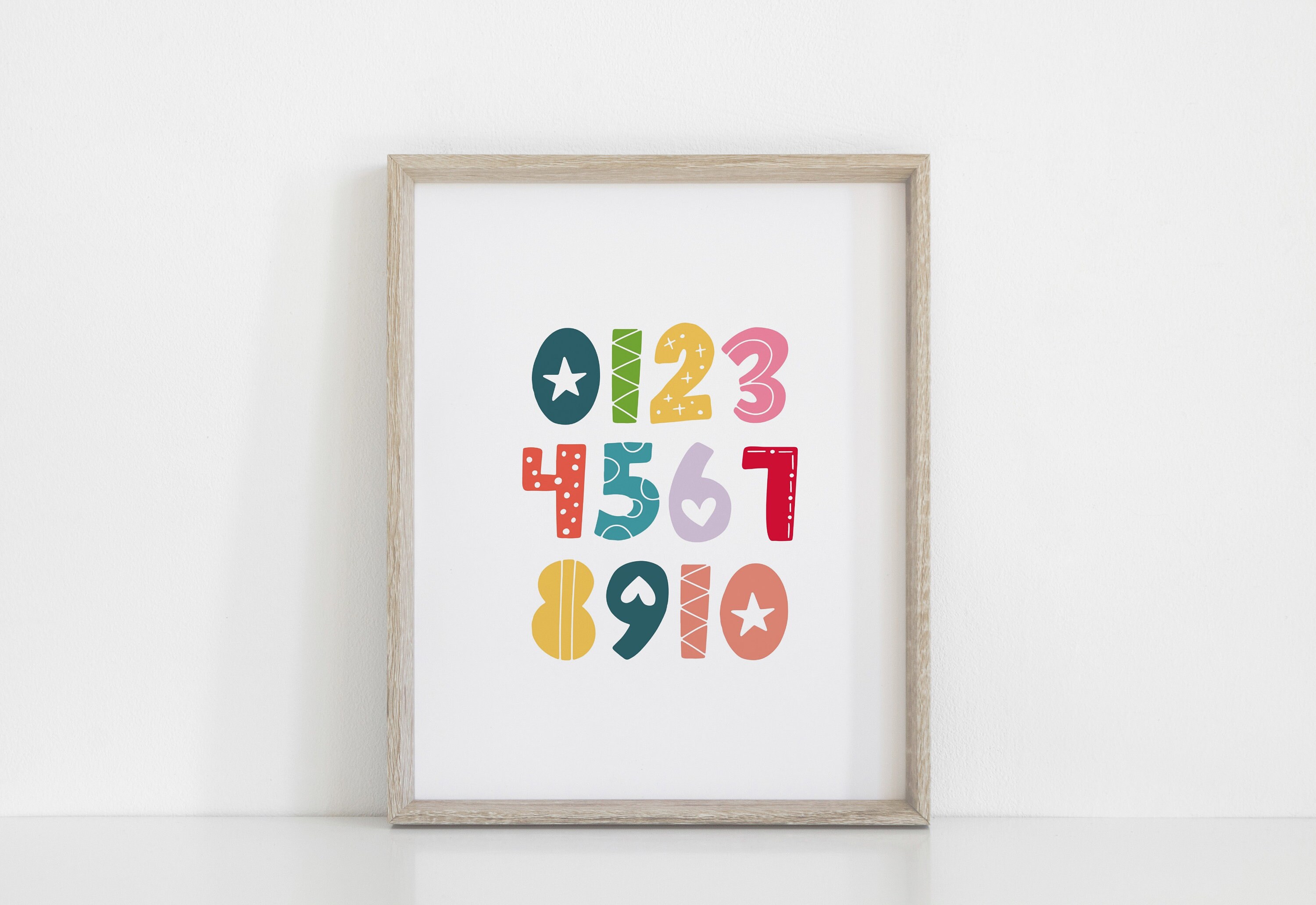 DIGITAL DOWNLOAD Alphabet Poster Printable Kids Room Wall - Etsy