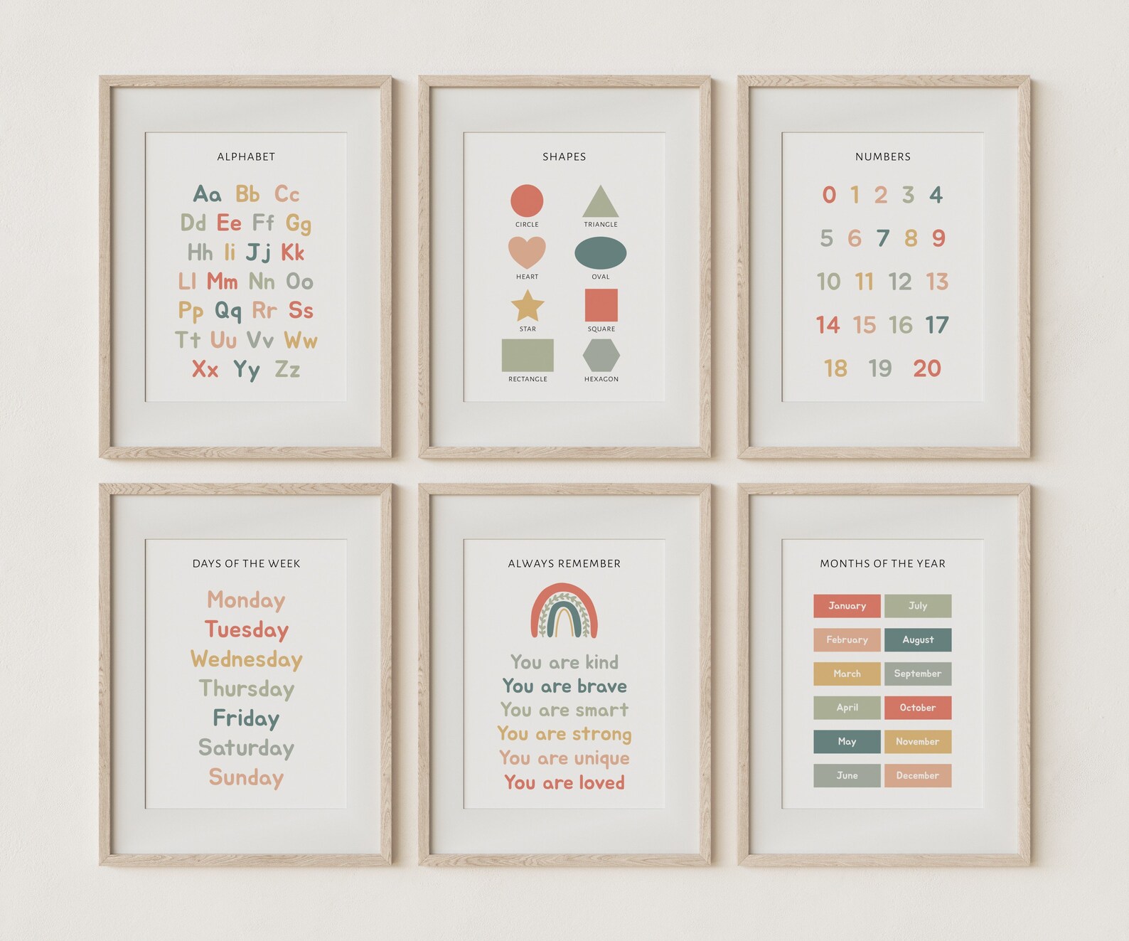 DIGITAL DOWNLOAD Pastel Classroom Decor Bundle Educational - Etsy
