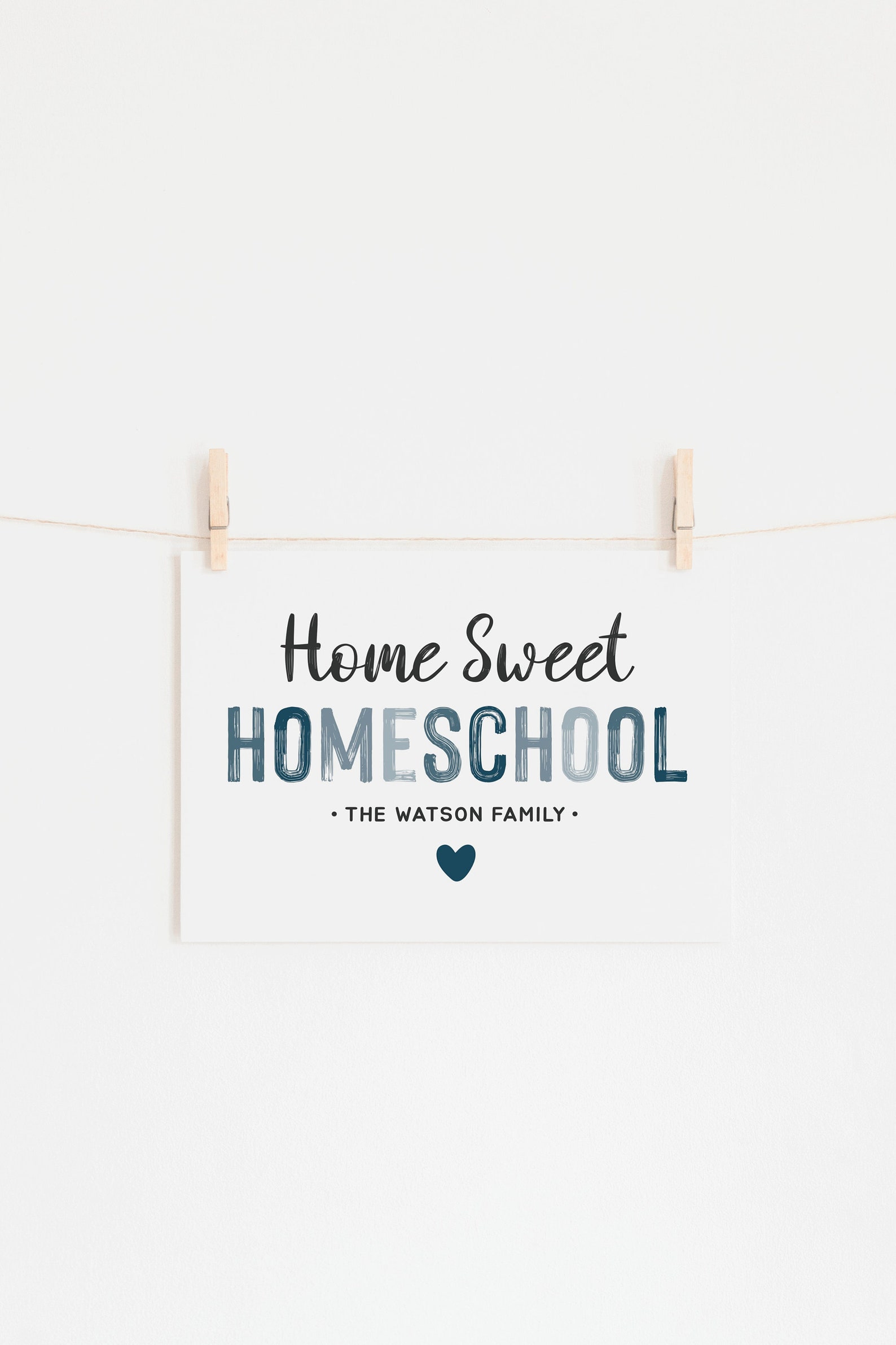 DIGITAL DOWNLOAD Home Sweet Homeschool Sign Homeschool - Etsy
