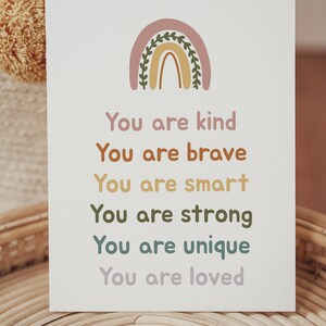 DIGITAL DOWNLOAD Boho Classroom Decor Bundle Educational Poster Set ...