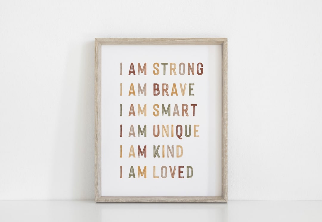 DIGITAL DOWNLOAD Inspirational Quotes Positive Affirmations Boho ...