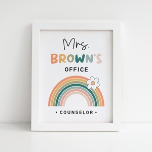 DIGITAL DOWNLOAD Classroom Decor Classroom Posters Teacher Name Sign ...