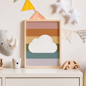 DIGITAL DOWNLOAD Rainbow Baby Nursery Wall Art Kids Room Wall Decor ...