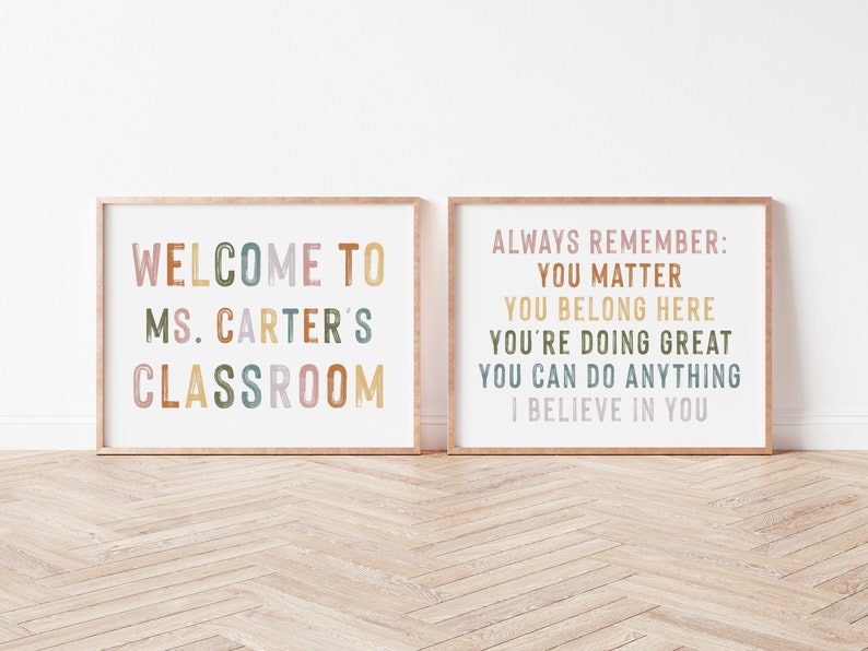 DIGITAL DOWNLOAD Teacher Name Sign Printable Classroom - Etsy