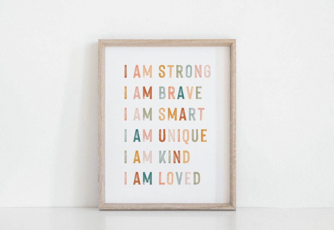 DIGITAL DOWNLOAD Inspirational Quotes Positive Affirmations Boho ...