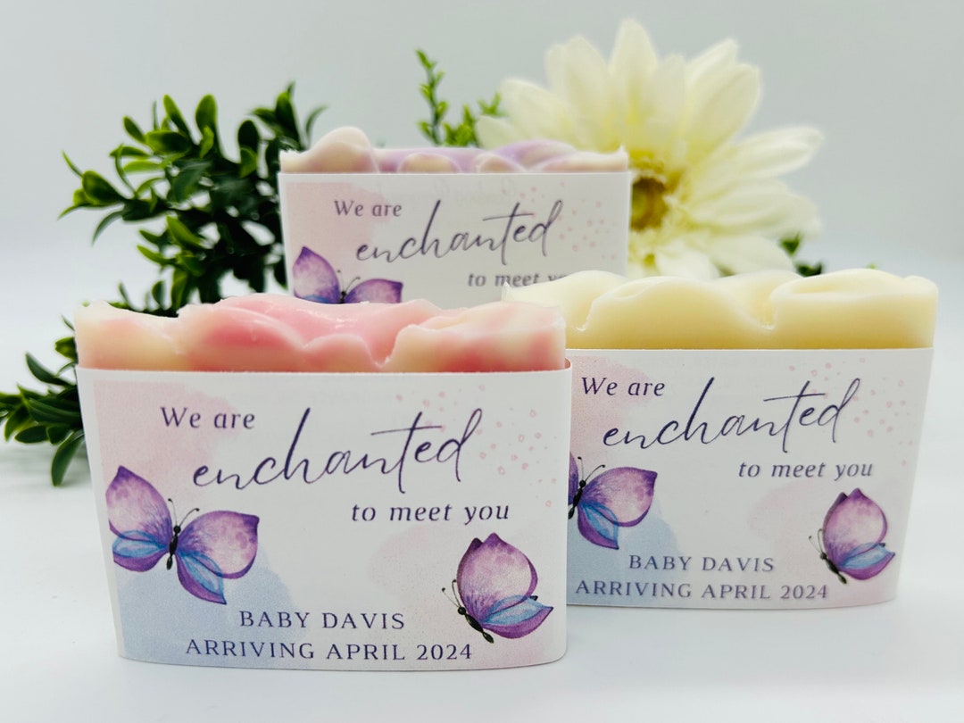 Enchanted Baby Shower Soap Favors / We Are Enchanted to Meet You ...